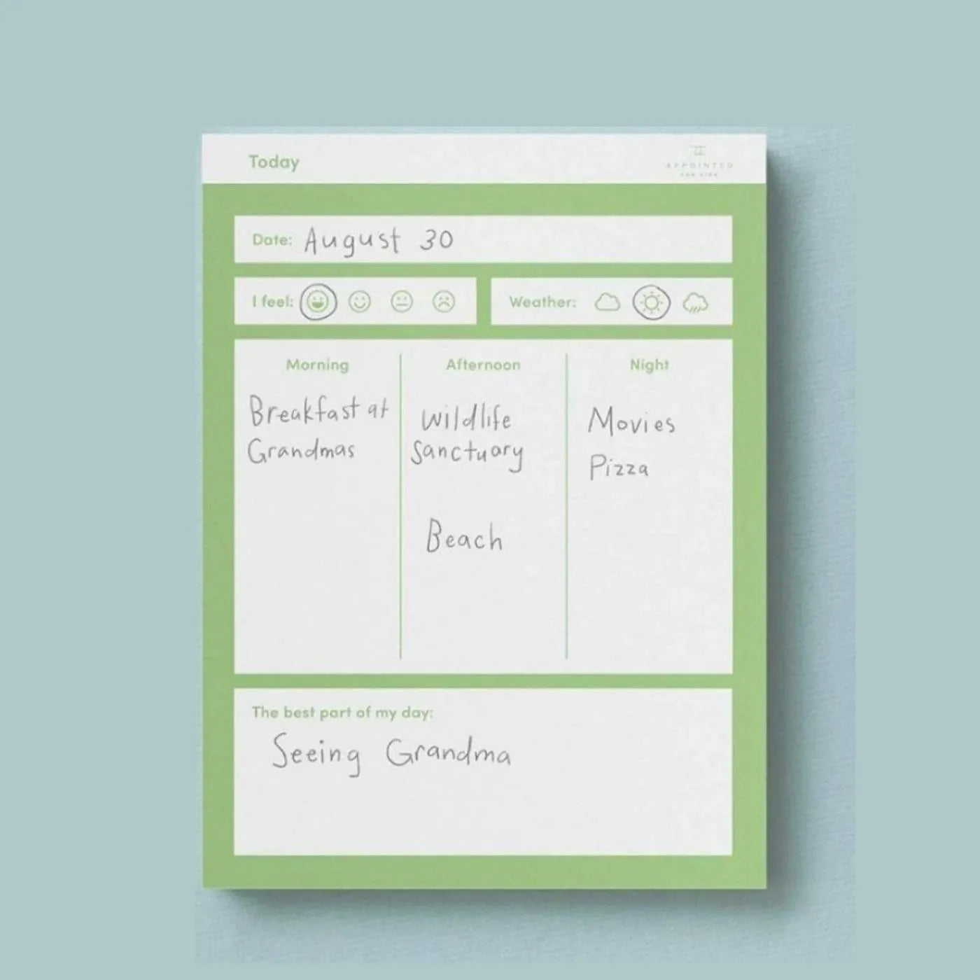 Everyday Reflection Notepad for Kids – Balanced Living